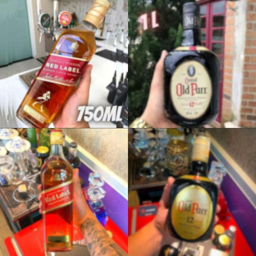 Whisky Red Label ou Old Parr 750ml ou 1L - Adoro Promoção