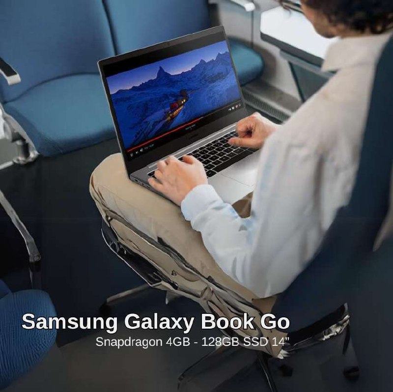 Notebook Samsung Galaxy Book Go Snapdragon 4GB - 128GB SSD 14” Full HD ...