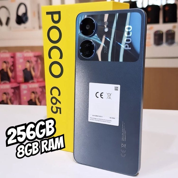 Smartphone Xiaomi POCO C65 8GB+256GB - Adoro Promoção