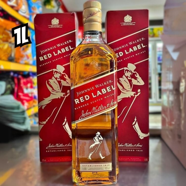 Whisky Johnnie Walker Red Label 1L - Adoro Promoção